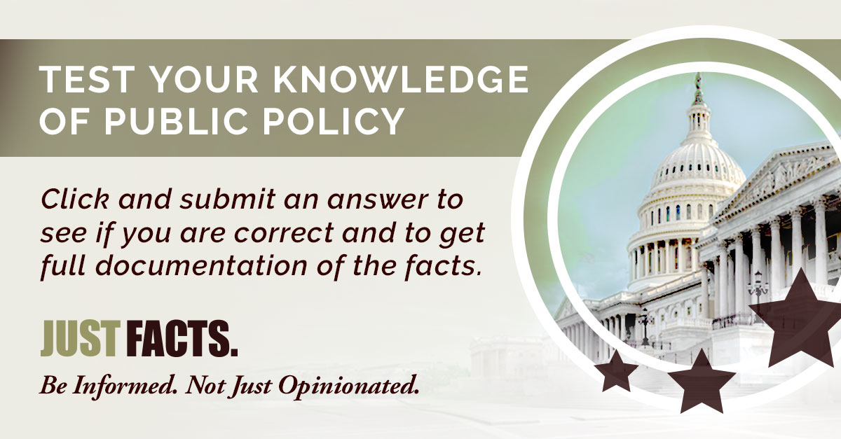 Question of the Day - Just Facts Daily